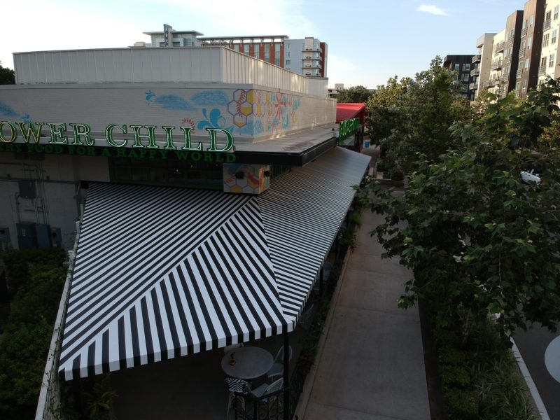 Flower Child patio cover - Austin American Awning