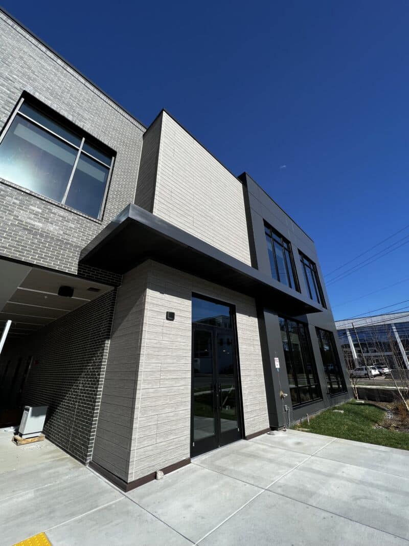 Cantilevered aluminum canopies - Blue Pearl Nashville TN - Austin ...